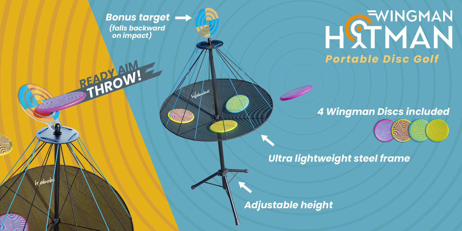 Wingman Hitman Portable Disc Golf Target by Waboba